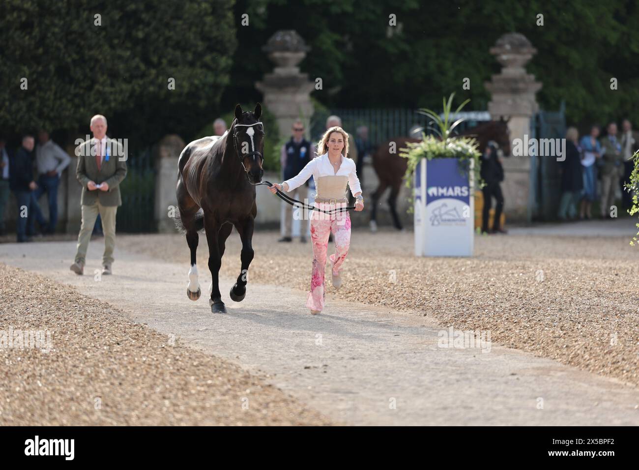 Helen Bates of Great Britain with Carpe Diem during the first horse ...