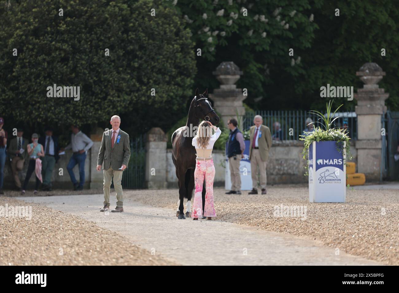 Helen Bates of Great Britain with Carpe Diem during the first horse ...