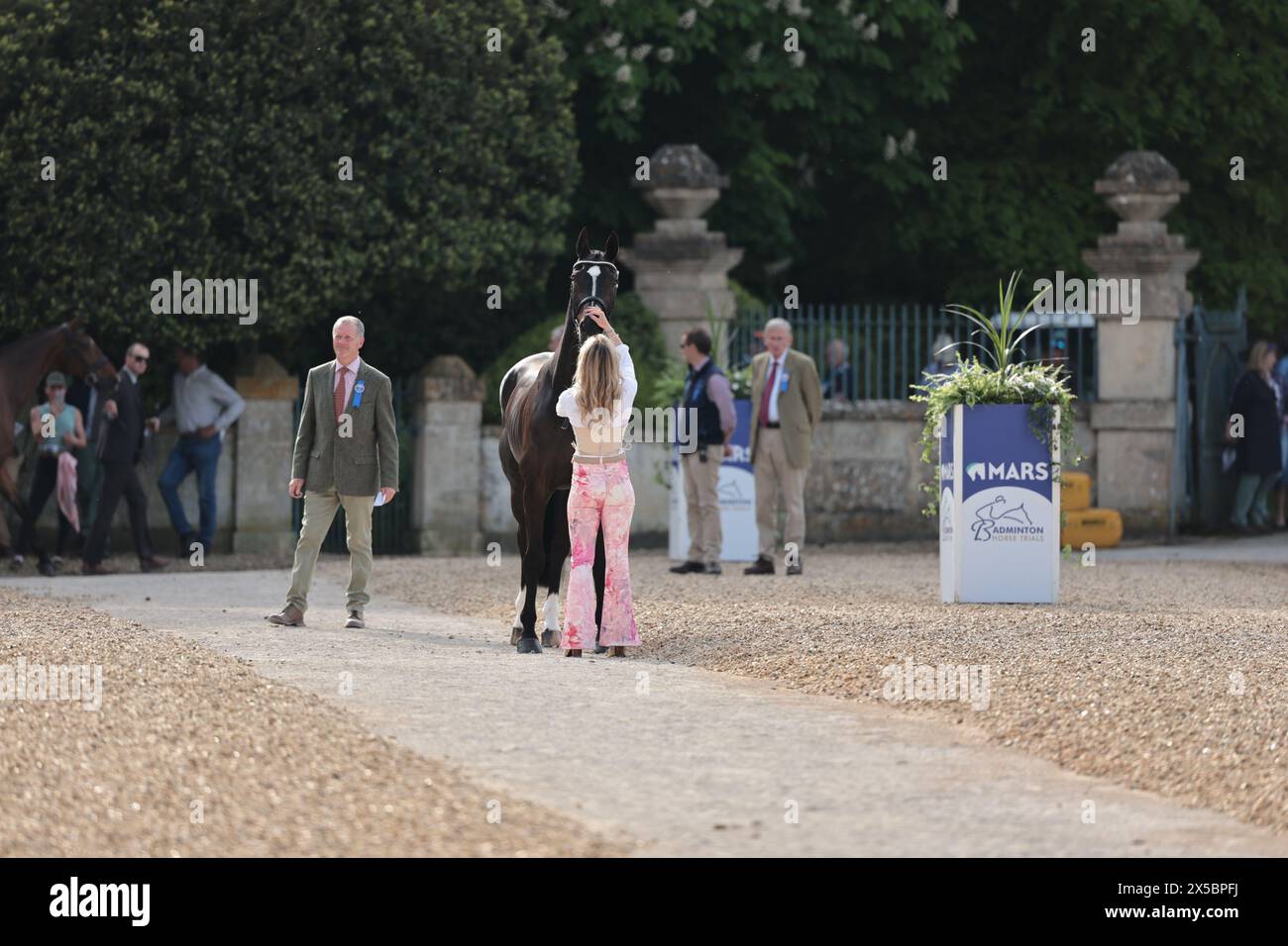 Helen Bates of Great Britain with Carpe Diem during the first horse ...