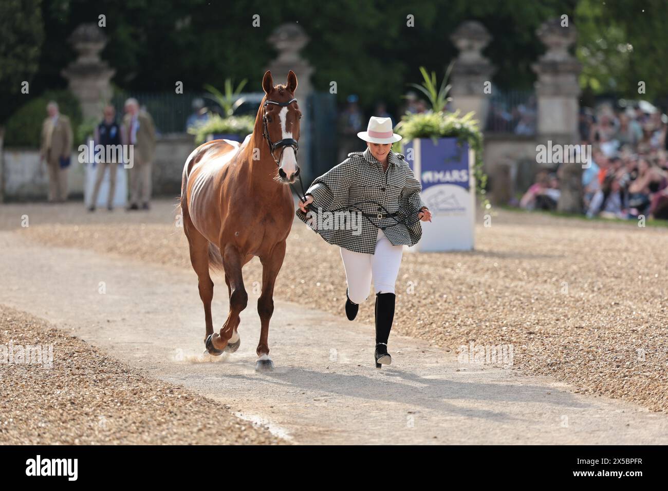 Gemma Stevens of Great Britain with Chilli Knight during the first ...