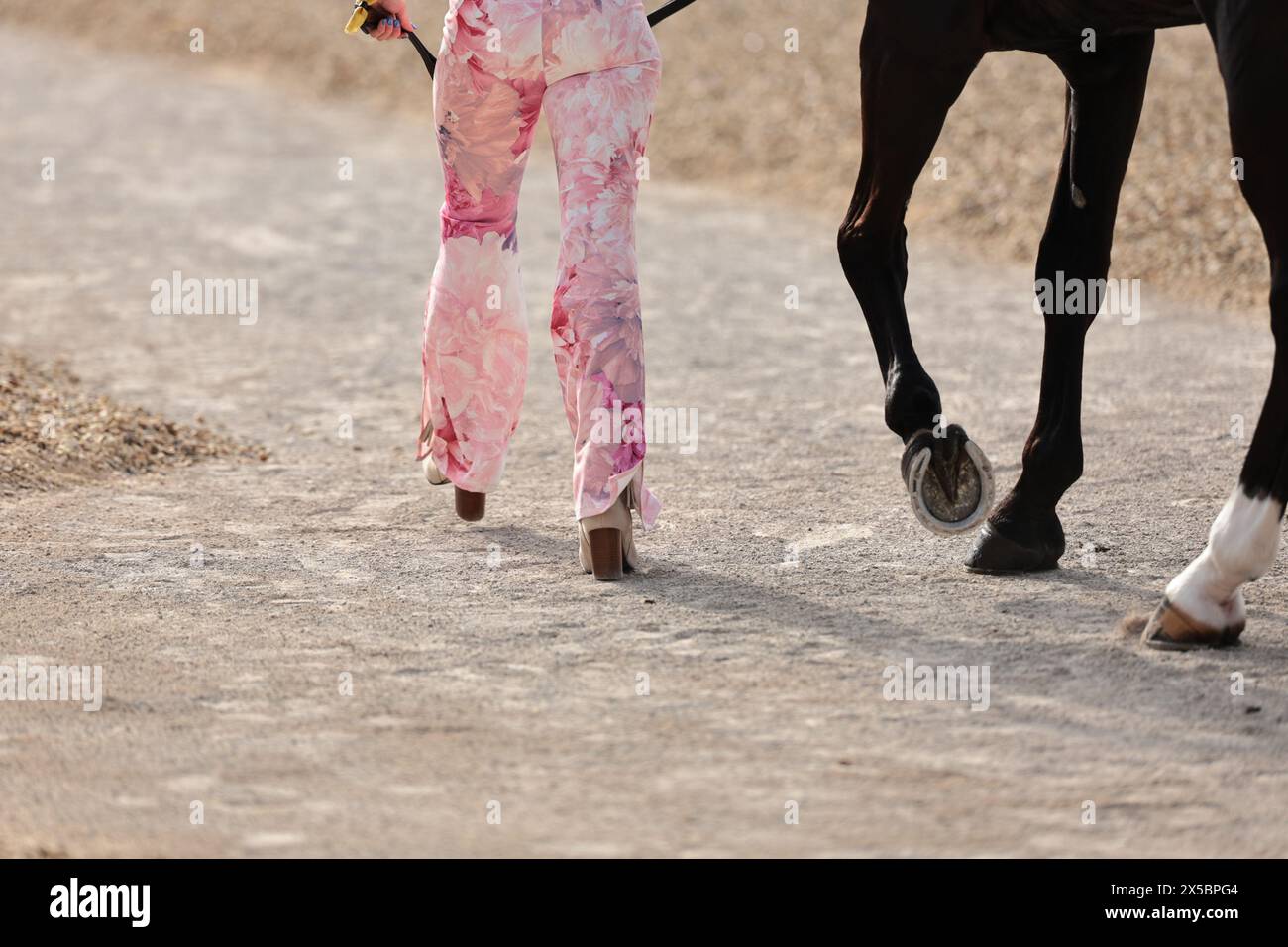 Helen Bates of Great Britain with Carpe Diem during the first horse ...