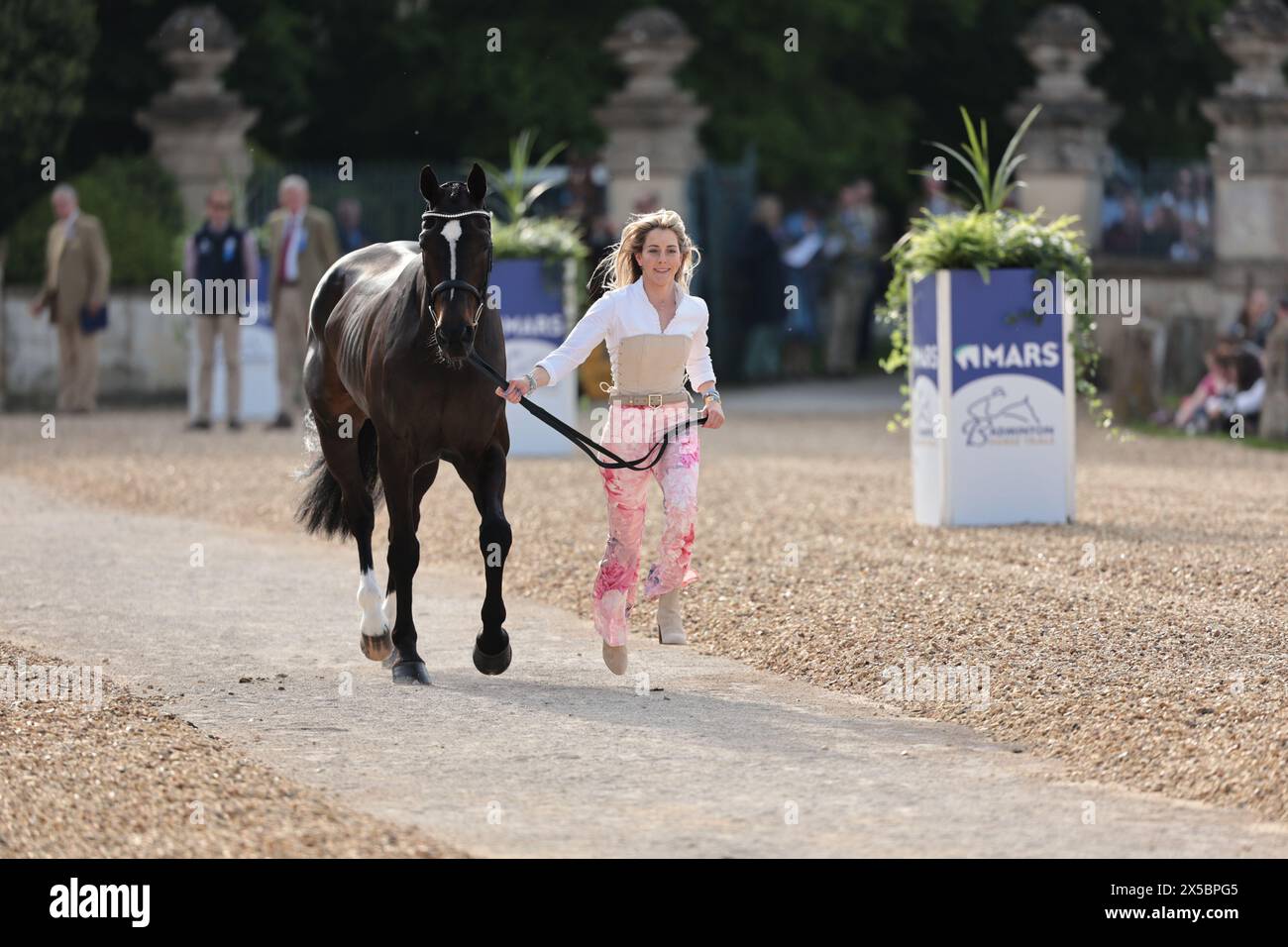 Helen Bates of Great Britain with Carpe Diem during the first horse ...