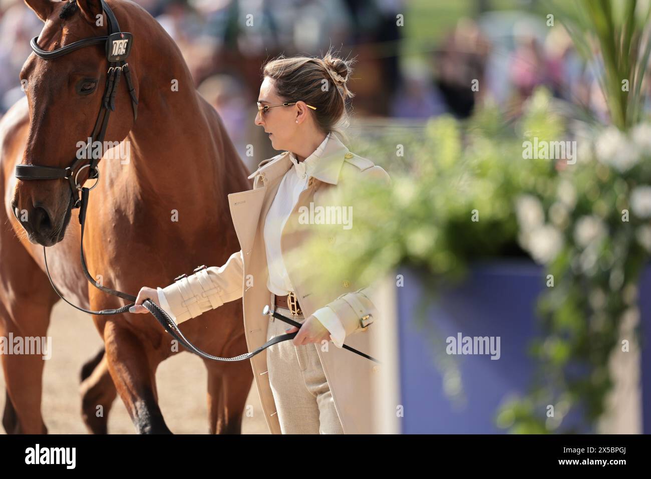 Lauren Innes of New Zealand with Global Fision M during the first horse ...