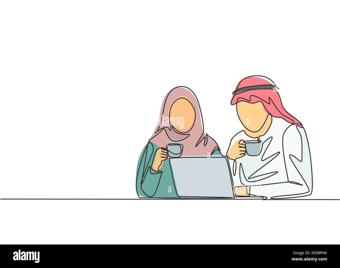 People at office middle east Stock Vector Images - Alamy