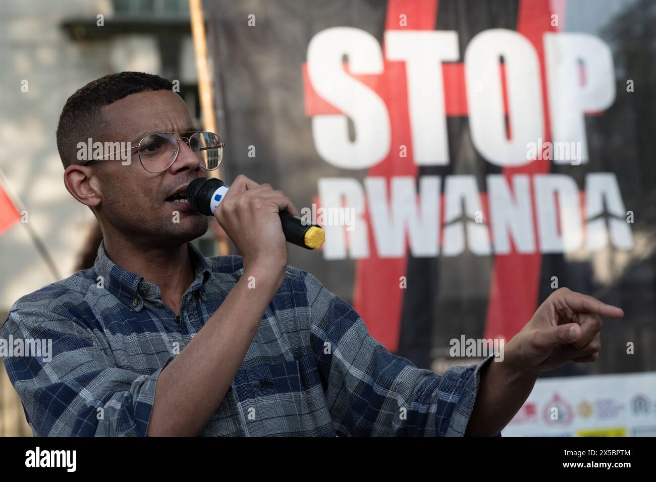 London, UK. 8 May, 2024. A coalition of groups, including Stand Up To ...
