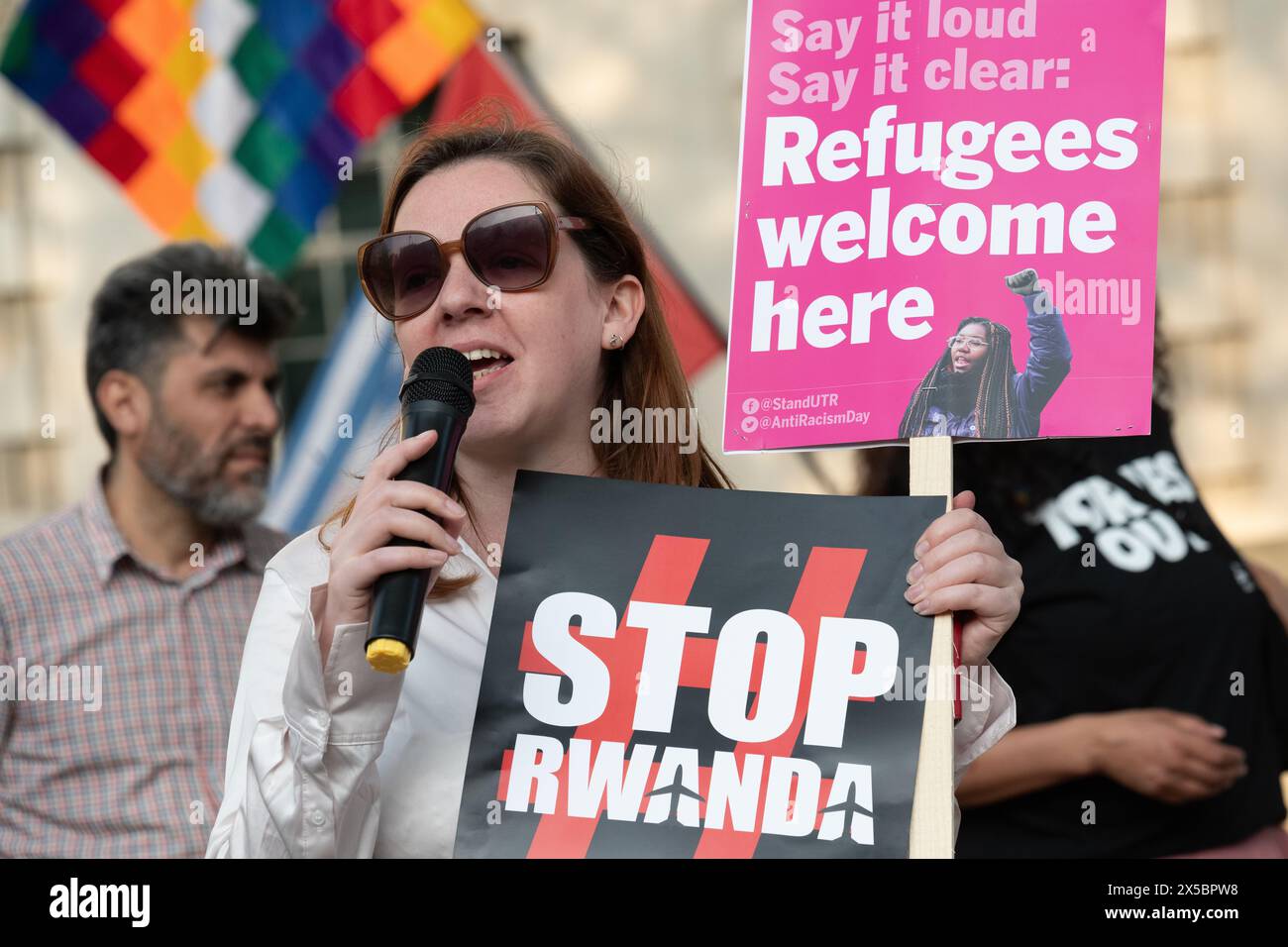 London, UK. 8 May, 2024. A coalition of groups, including Stand Up To ...