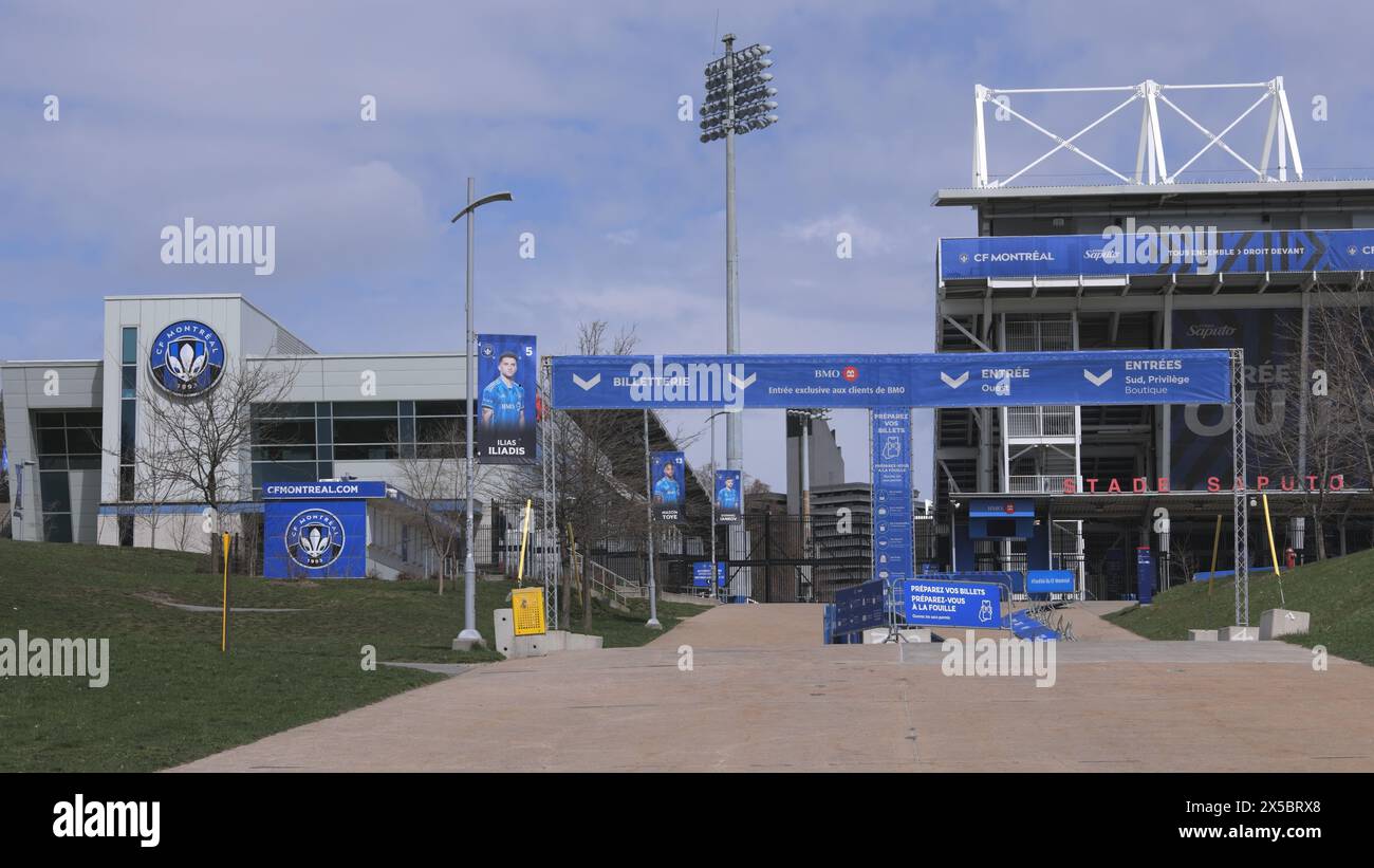 Saputo Stadium Montreal home of the CF Montreal located home of the CF ...
