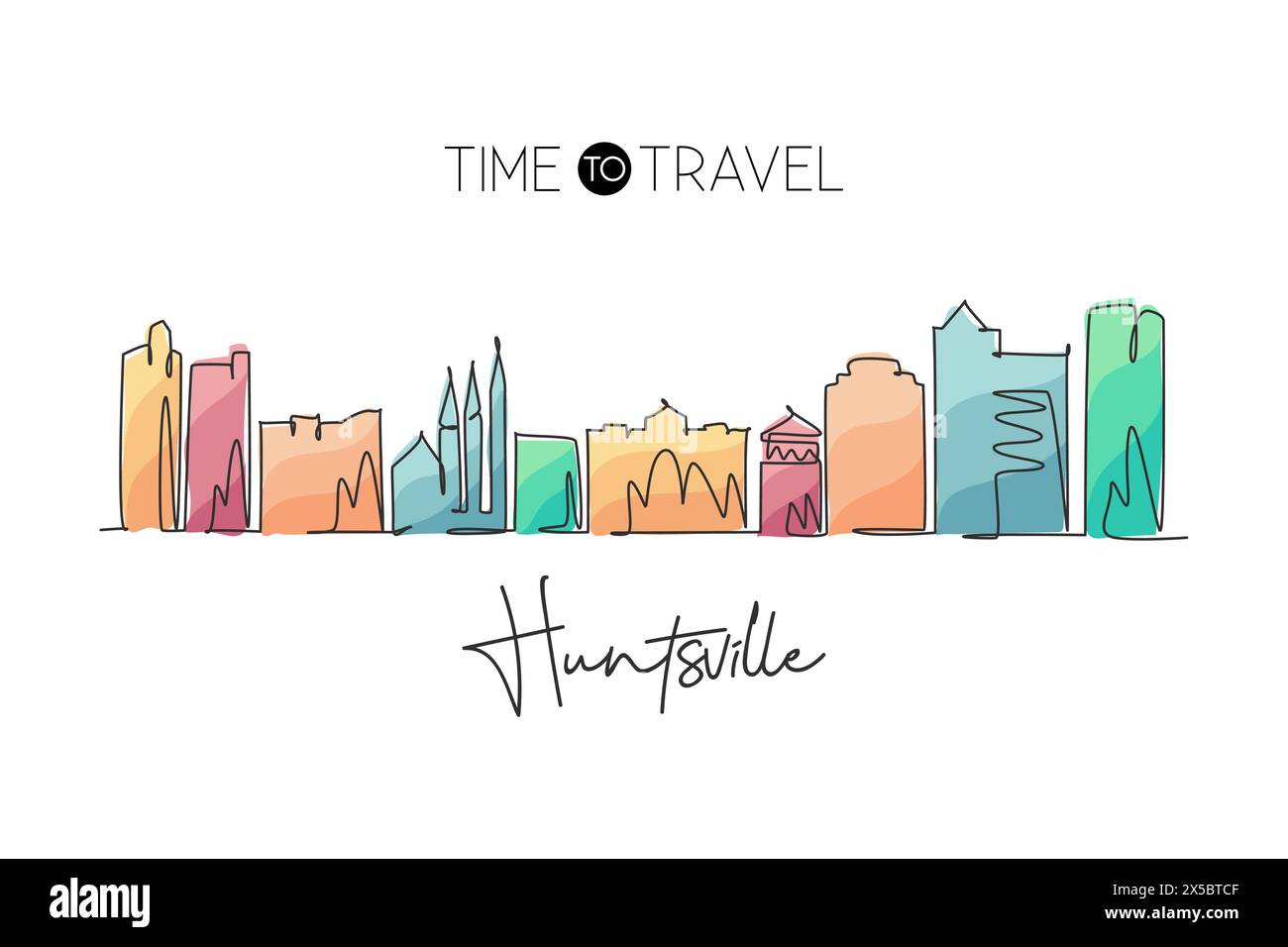 Huntsville alabama view Stock Vector Images - Alamy