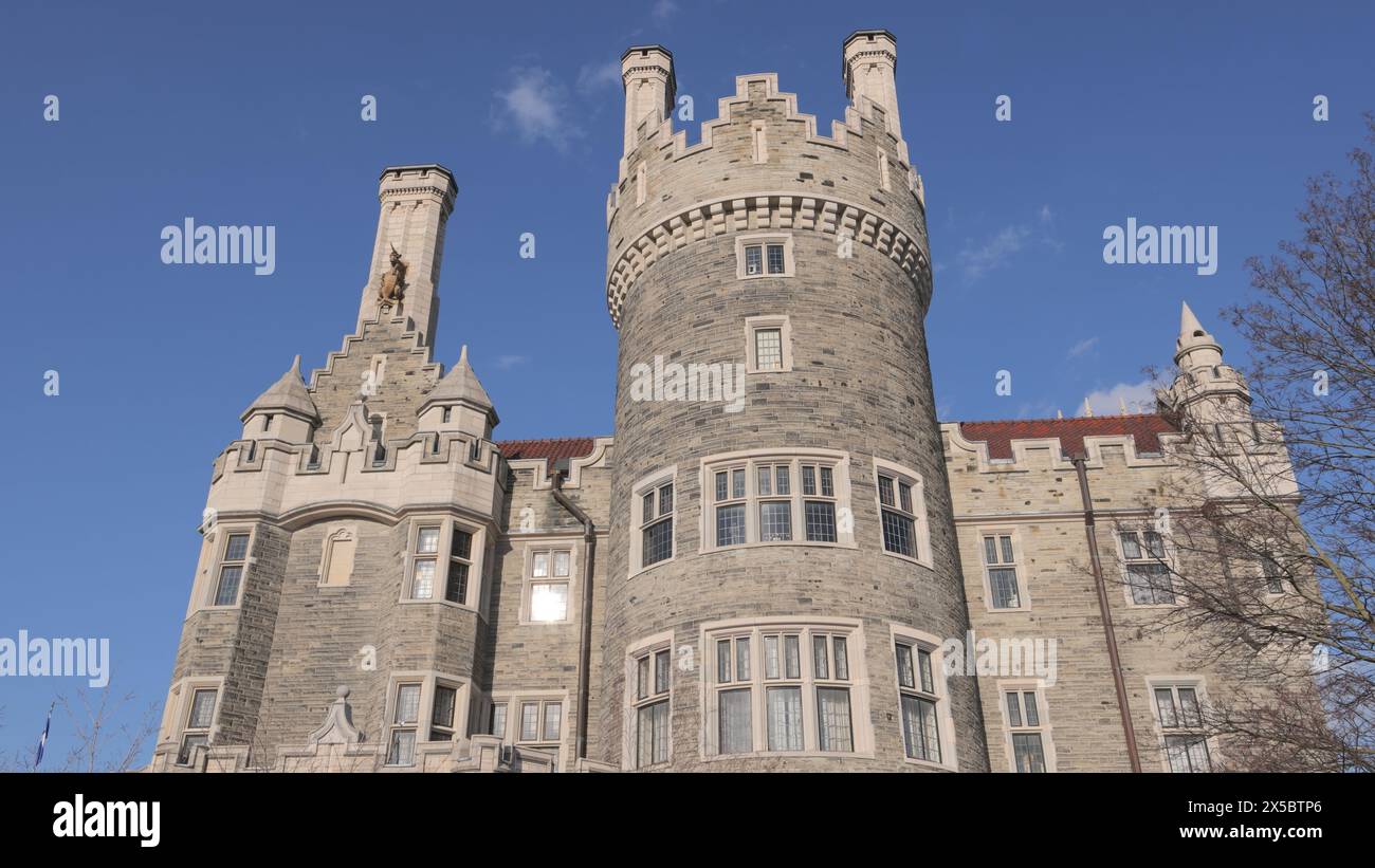 Casa Loma spadina Museum is a famous building in Toronto Canada ...