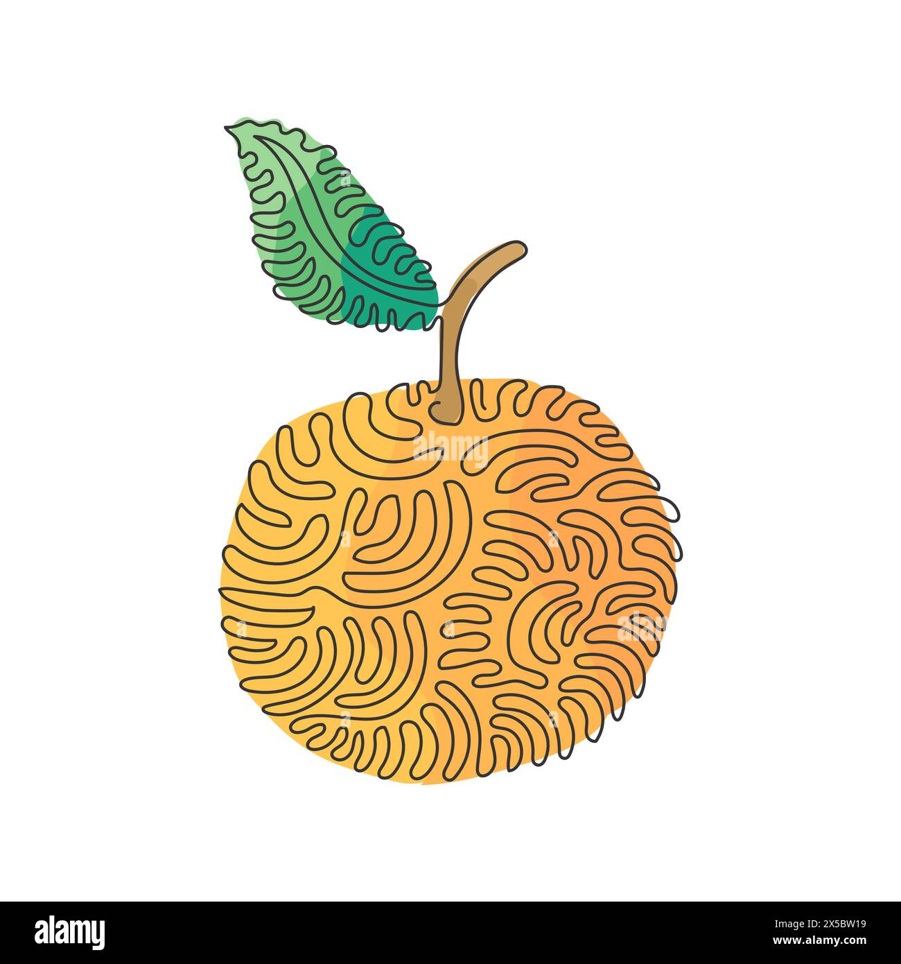 Whole orange icon Cut Out Stock Images & Pictures - Alamy