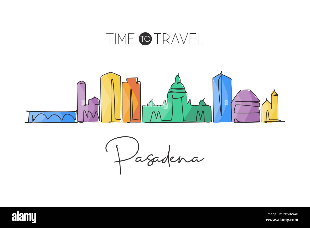 One wall street scraper Stock Vector Images - Alamy