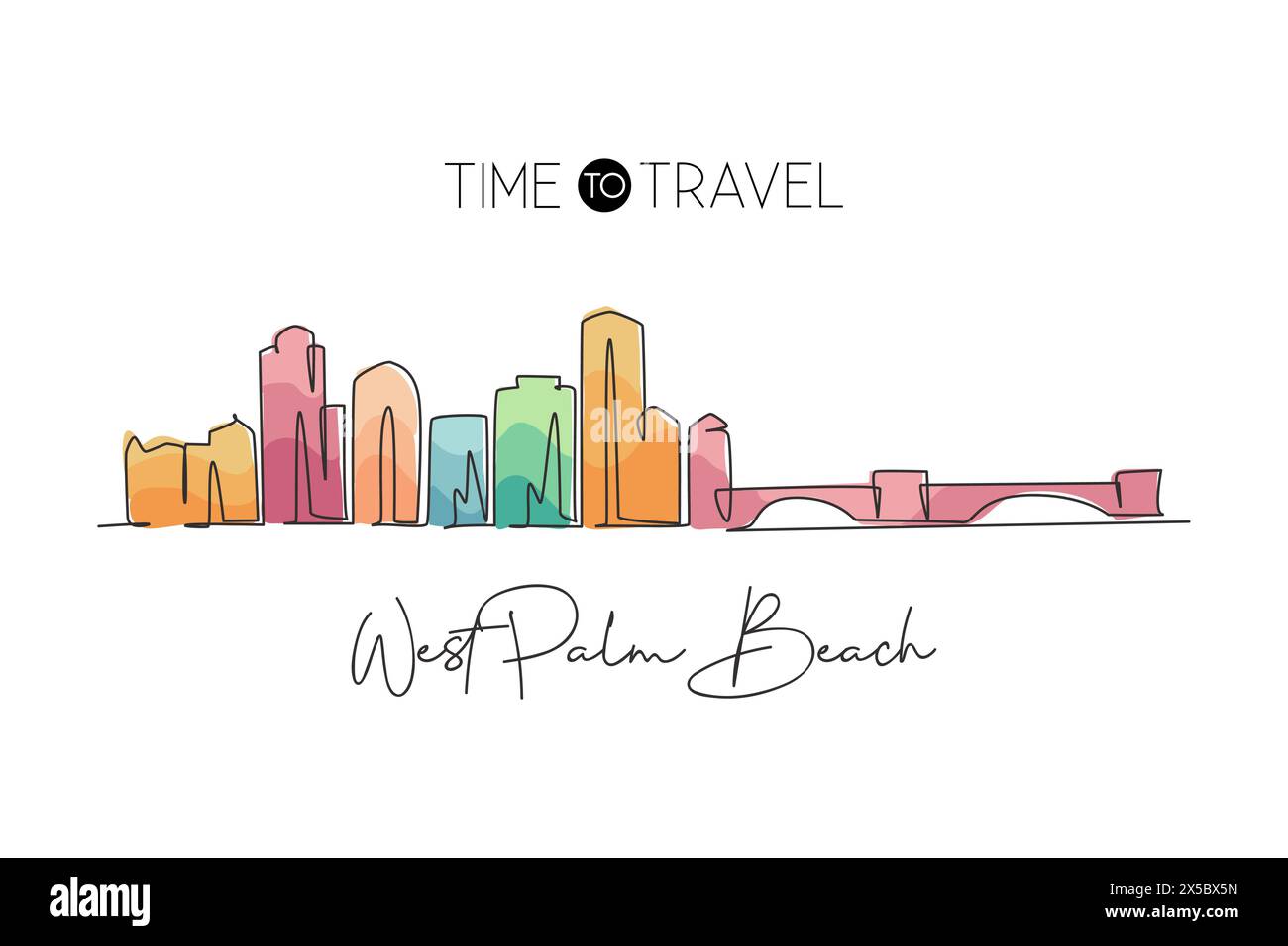 Florida coastal landscape Cut Out Stock Images & Pictures - Alamy