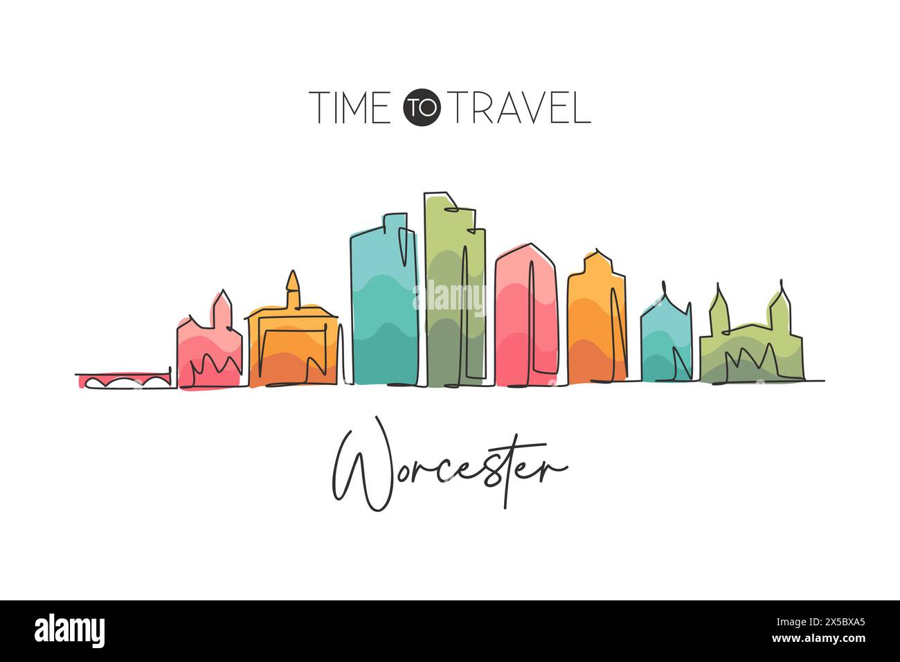 One wall street scraper Stock Vector Images - Alamy