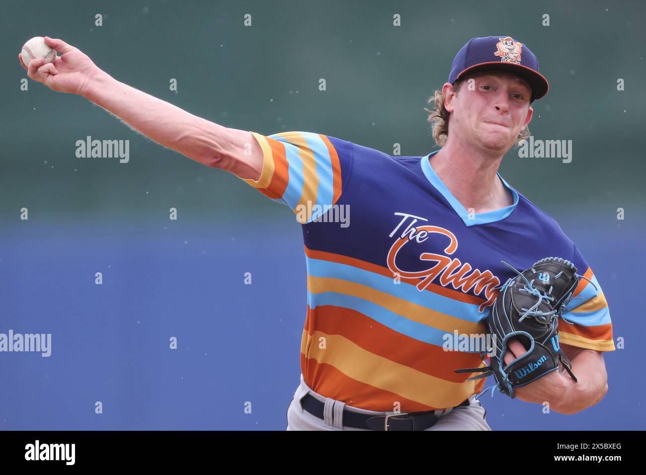 Biloxi, Mississippi, USA. 08th May, 2024. Montgomery Biscuits pitcher ...