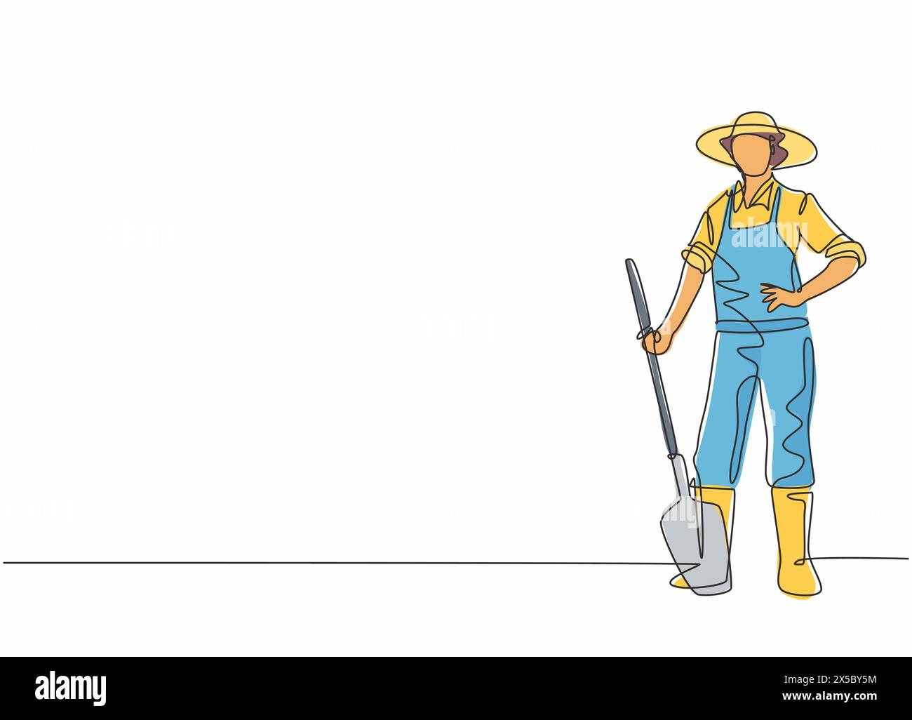 Field agriculture work job Stock Vector Images - Alamy