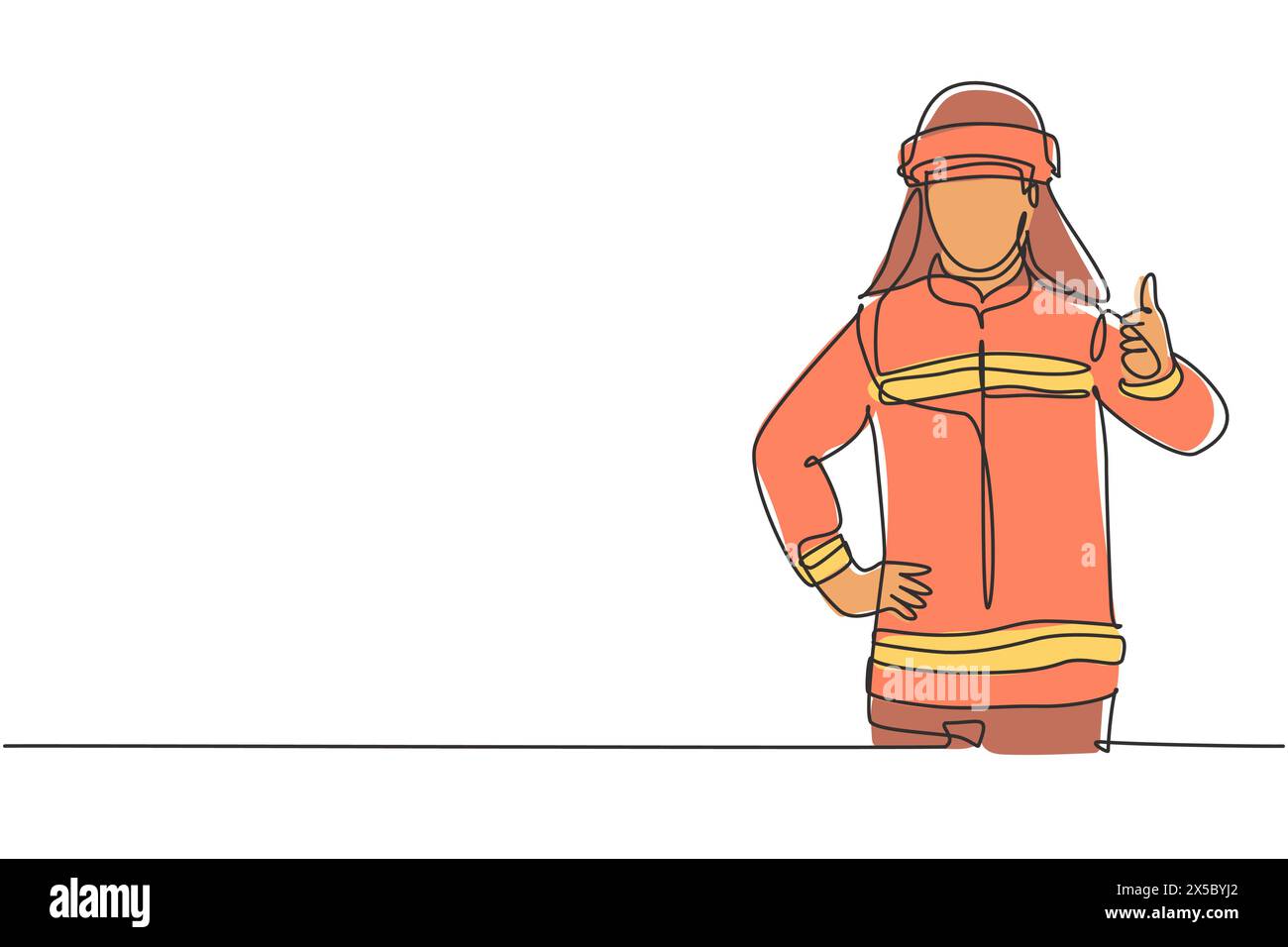 Firefighters line up in Cut Out Stock Images & Pictures - Alamy