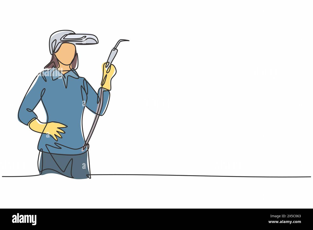 Female welder hi-res stock photography and images - Alamy