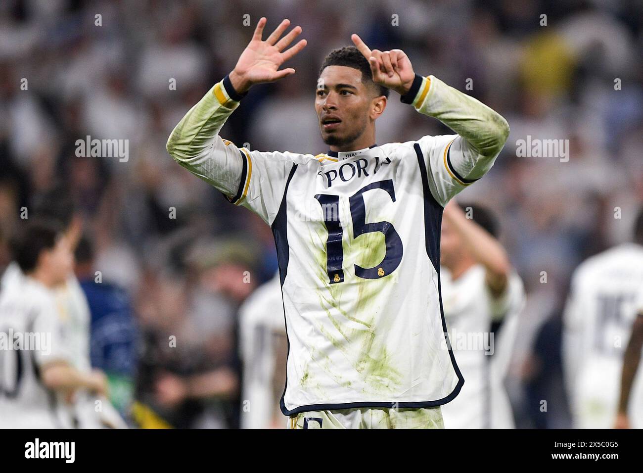 Madrid, Spain. 08th May, 2024. MADRID, SPAIN - MAY 8: Jude Bellingham ...