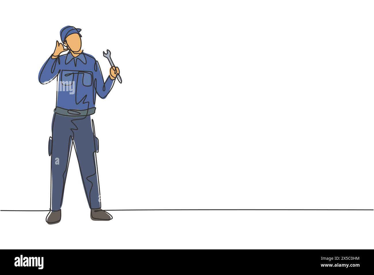 Perform maintenance Stock Vector Images - Alamy