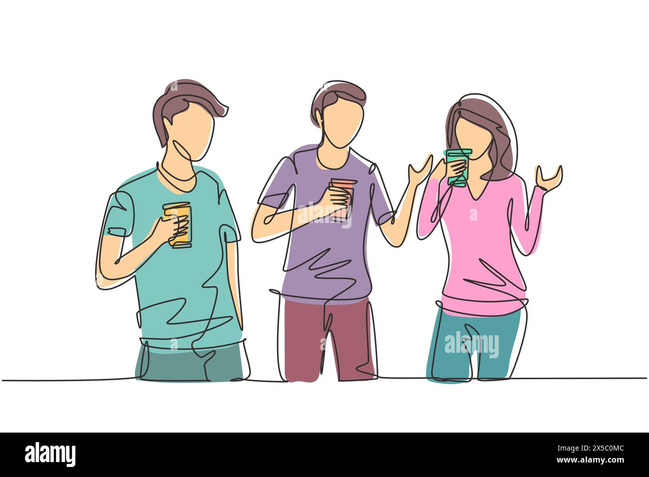 Teenager friendship Stock Vector Images - Alamy