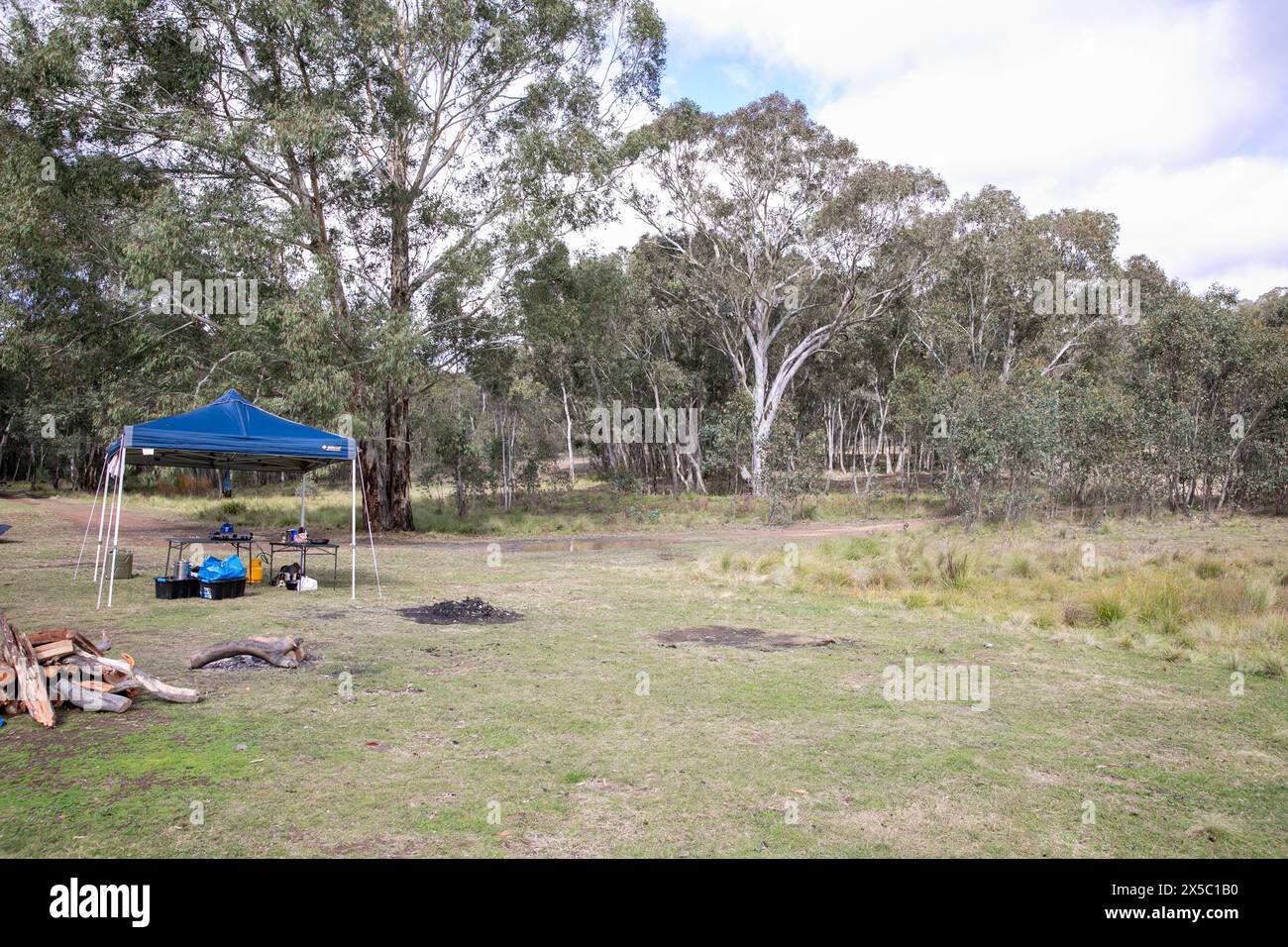 Camp site set up hi-res stock photography and images - Alamy