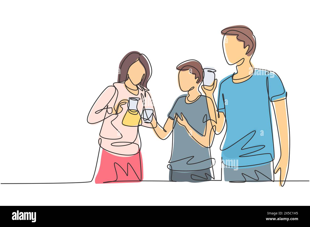 Pure relaxing tea Stock Vector Images - Alamy