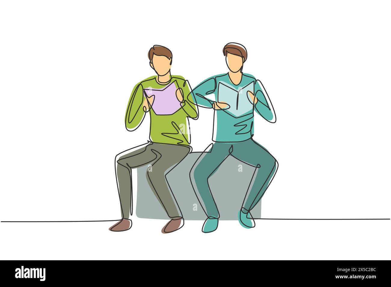 Handsome male sitting in Stock Vector Images - Alamy