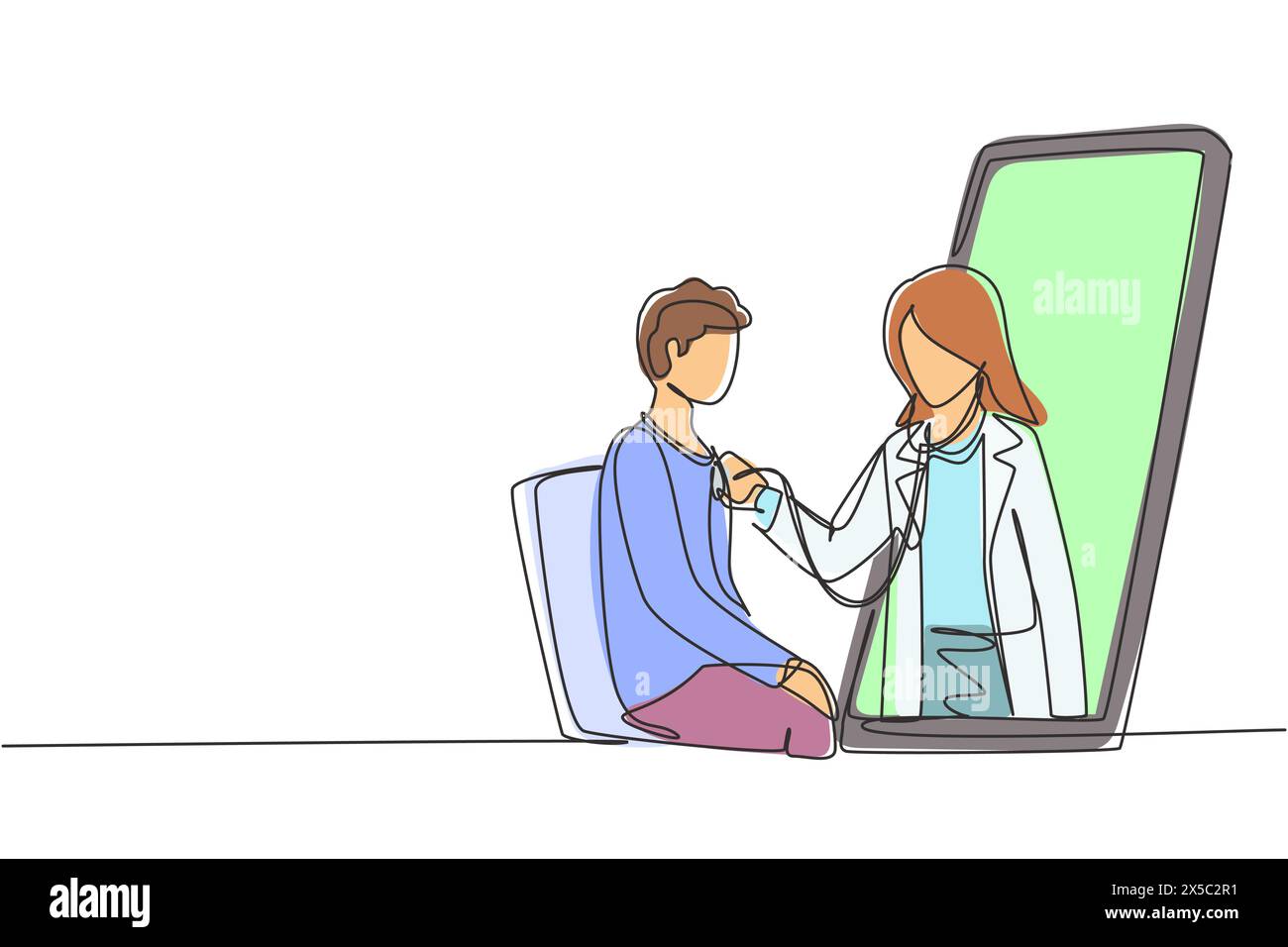 Female doctor heart on Stock Vector Images - Alamy