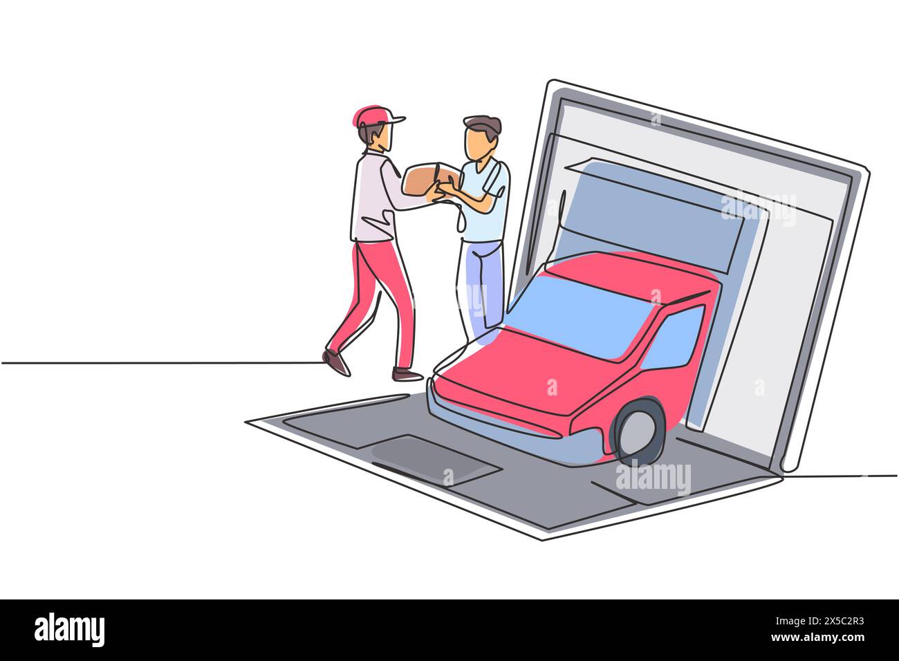 Giant car Stock Vector Images - Alamy