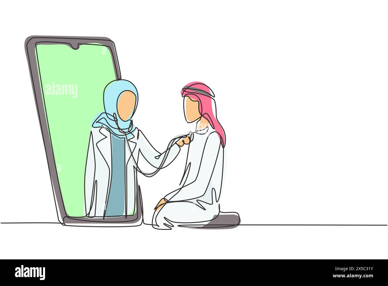 Female doctor heart on Stock Vector Images - Alamy