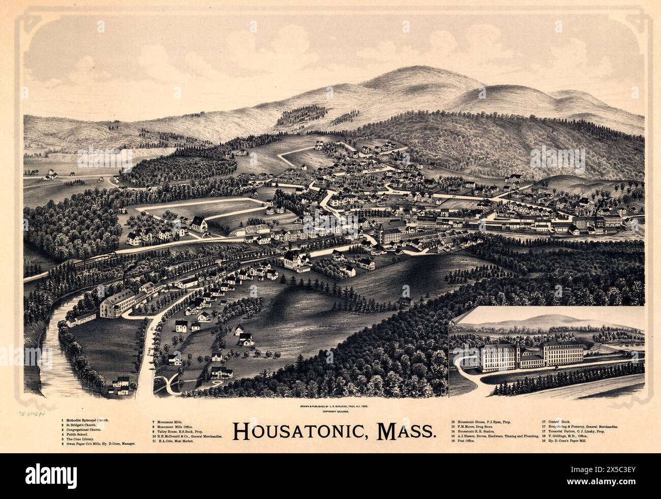Massachusetts 1890 hi-res stock photography and images - Alamy