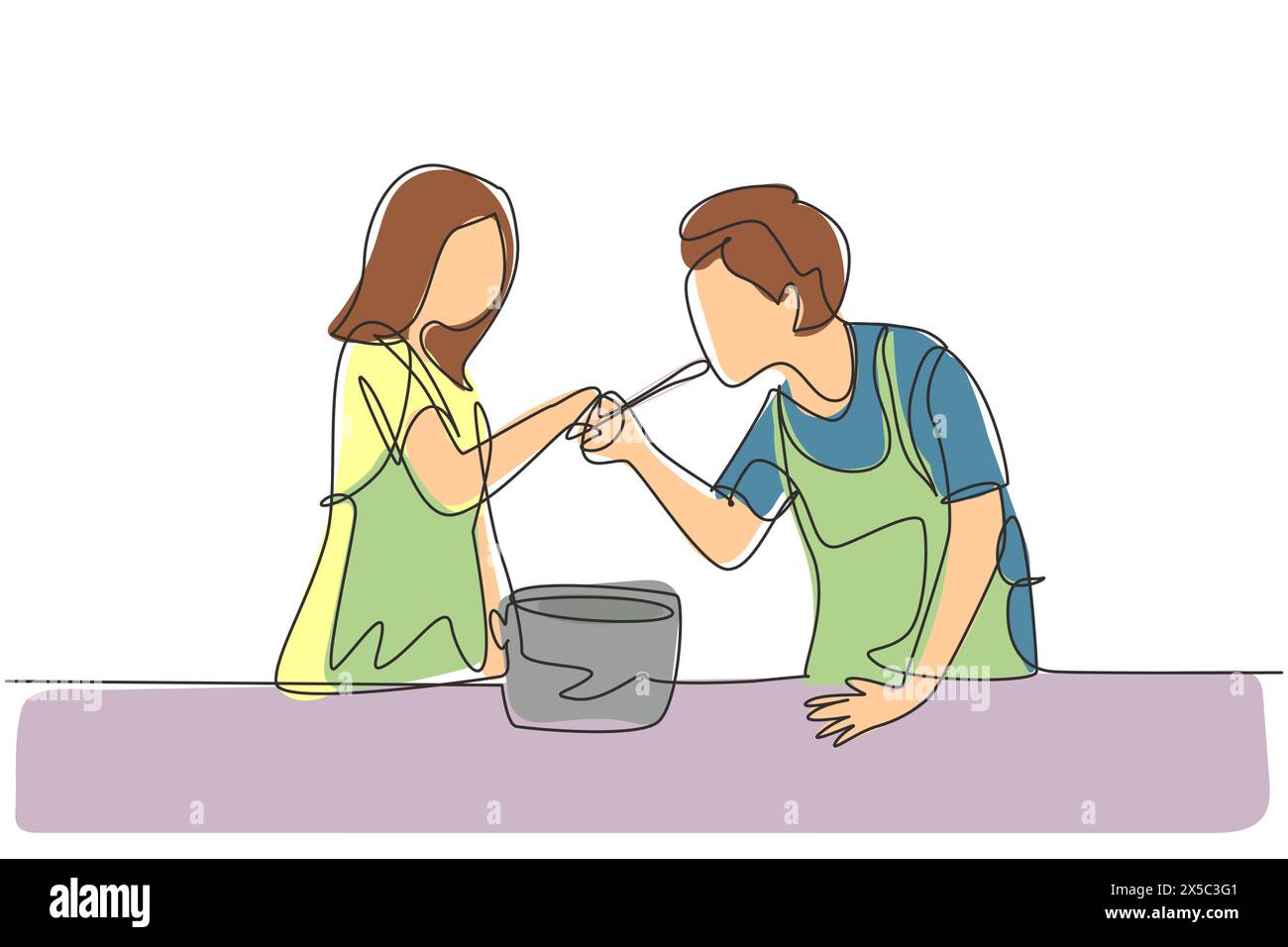 One tasting Stock Vector Images - Alamy