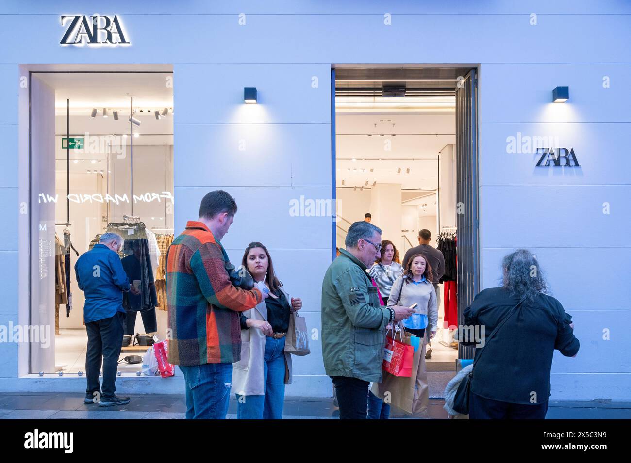 Madrid, Spain. 02nd May, 2024. Shoppers are seen at the Spanish ...