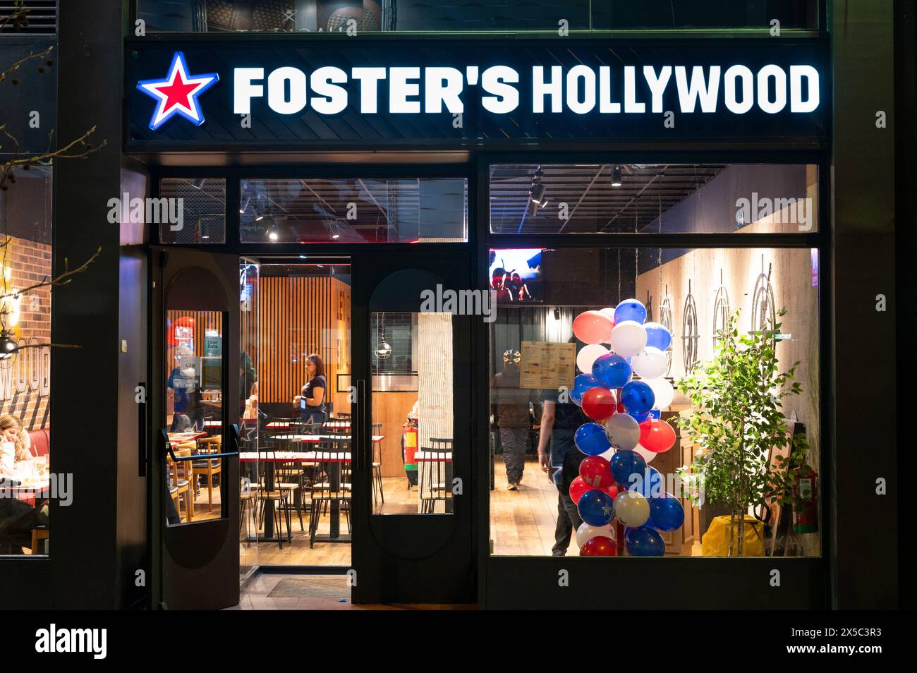 Madrid, Spain. 02nd May, 2024. American food restaurant chain Foster's ...
