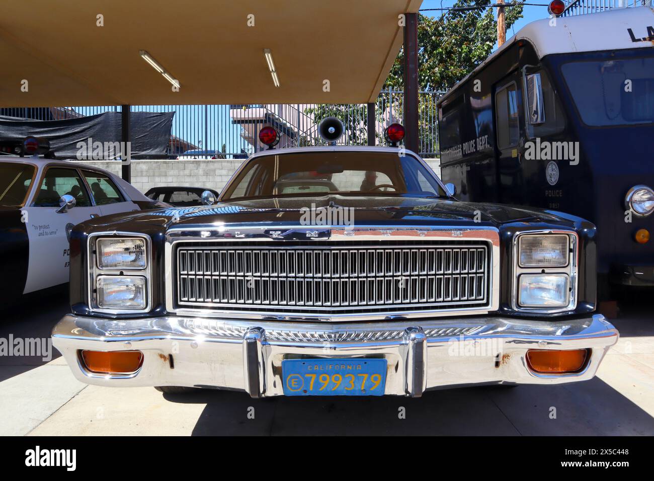 Exhibition of Police vehicles at the LAPD Los Angeles Police Museum ...