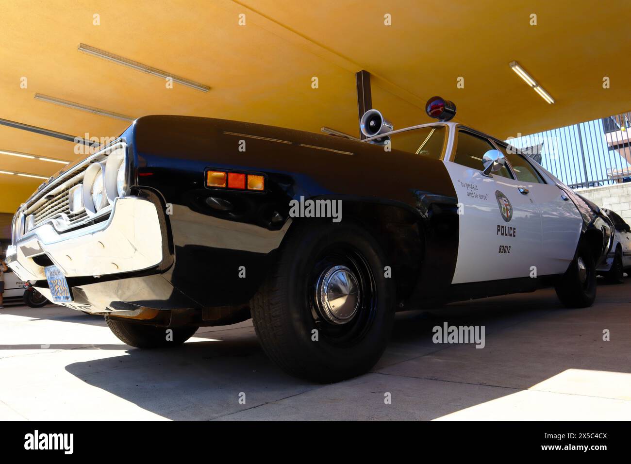 Exhibition of Police vehicles at the LAPD Los Angeles Police Museum ...