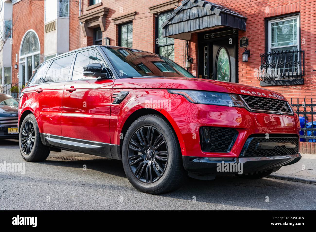 New York City, USA - April 01, 2024: 2019 Land Rover Range Rover Sport ...