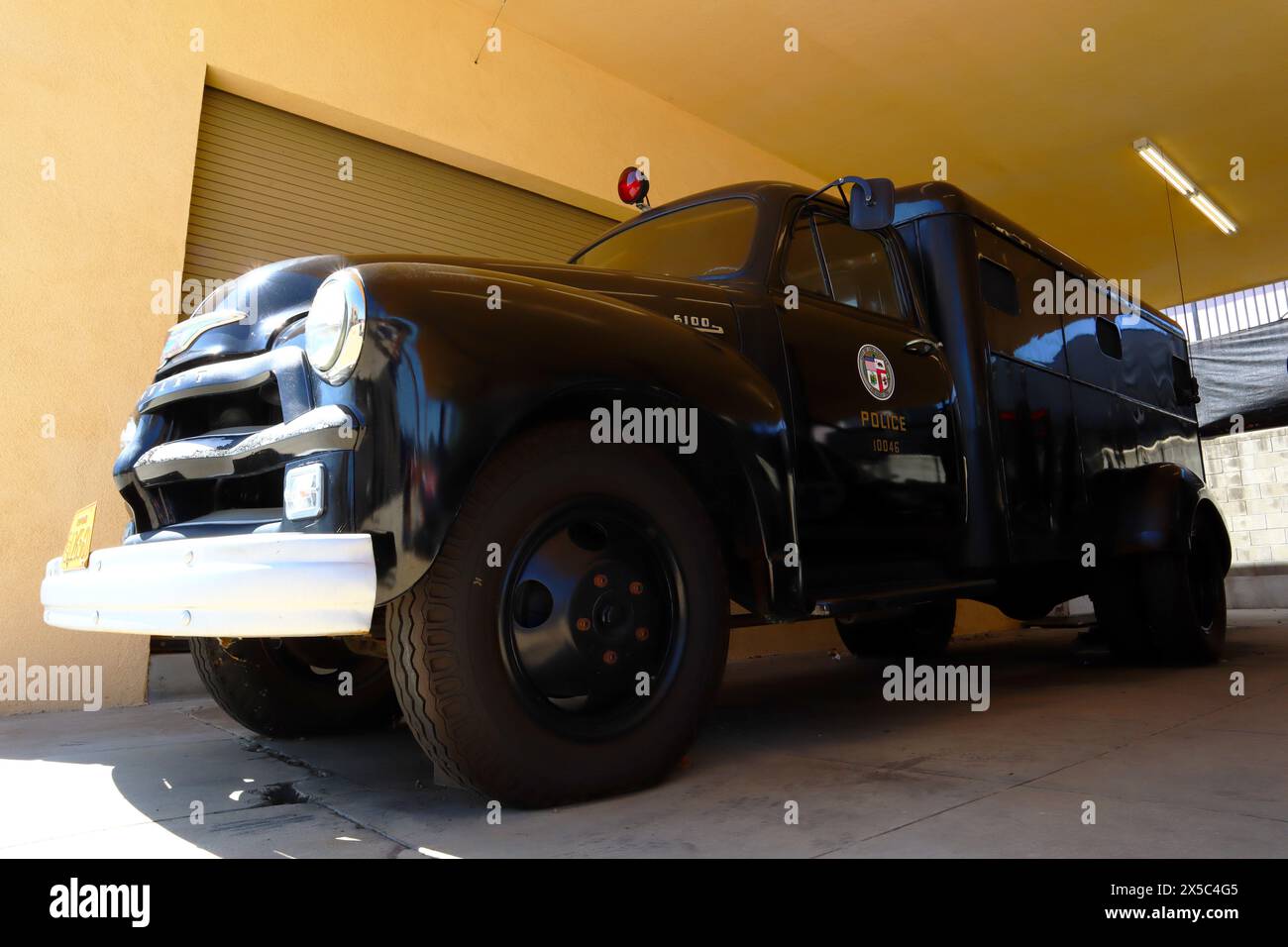 Exhibition of Police vehicles at the LAPD Los Angeles Police Museum ...
