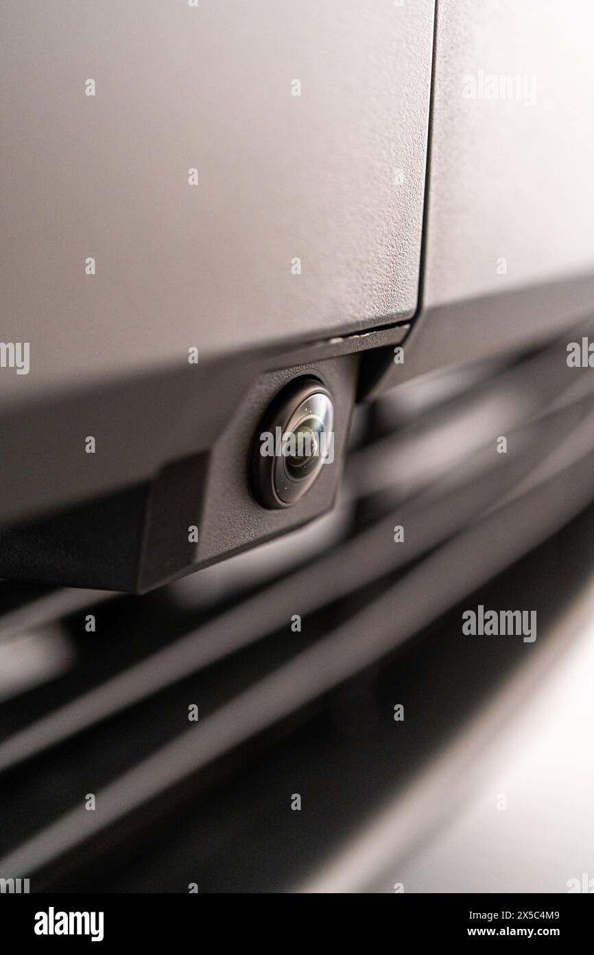 Detailed View of the Tesla Cybertruck Exterior Panel and Screw Stock ...