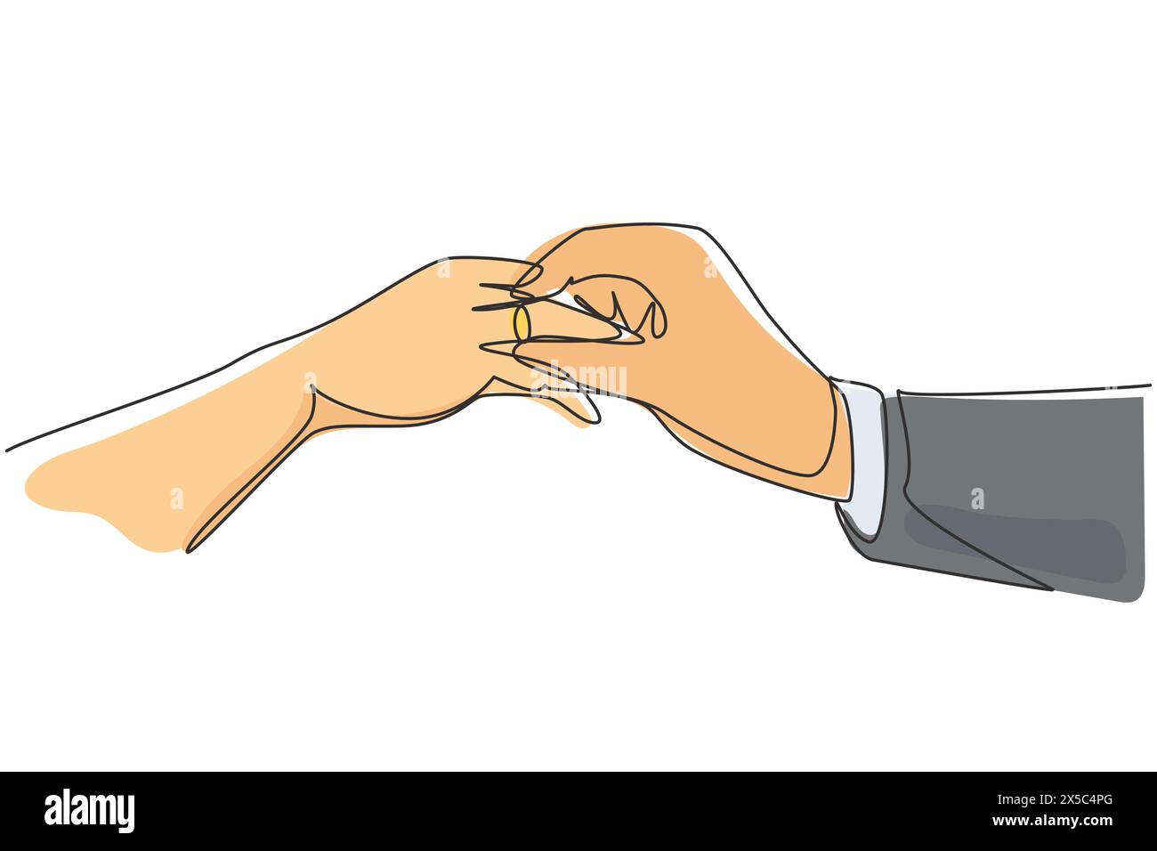 Wedding day one beautiful Stock Vector Images - Alamy