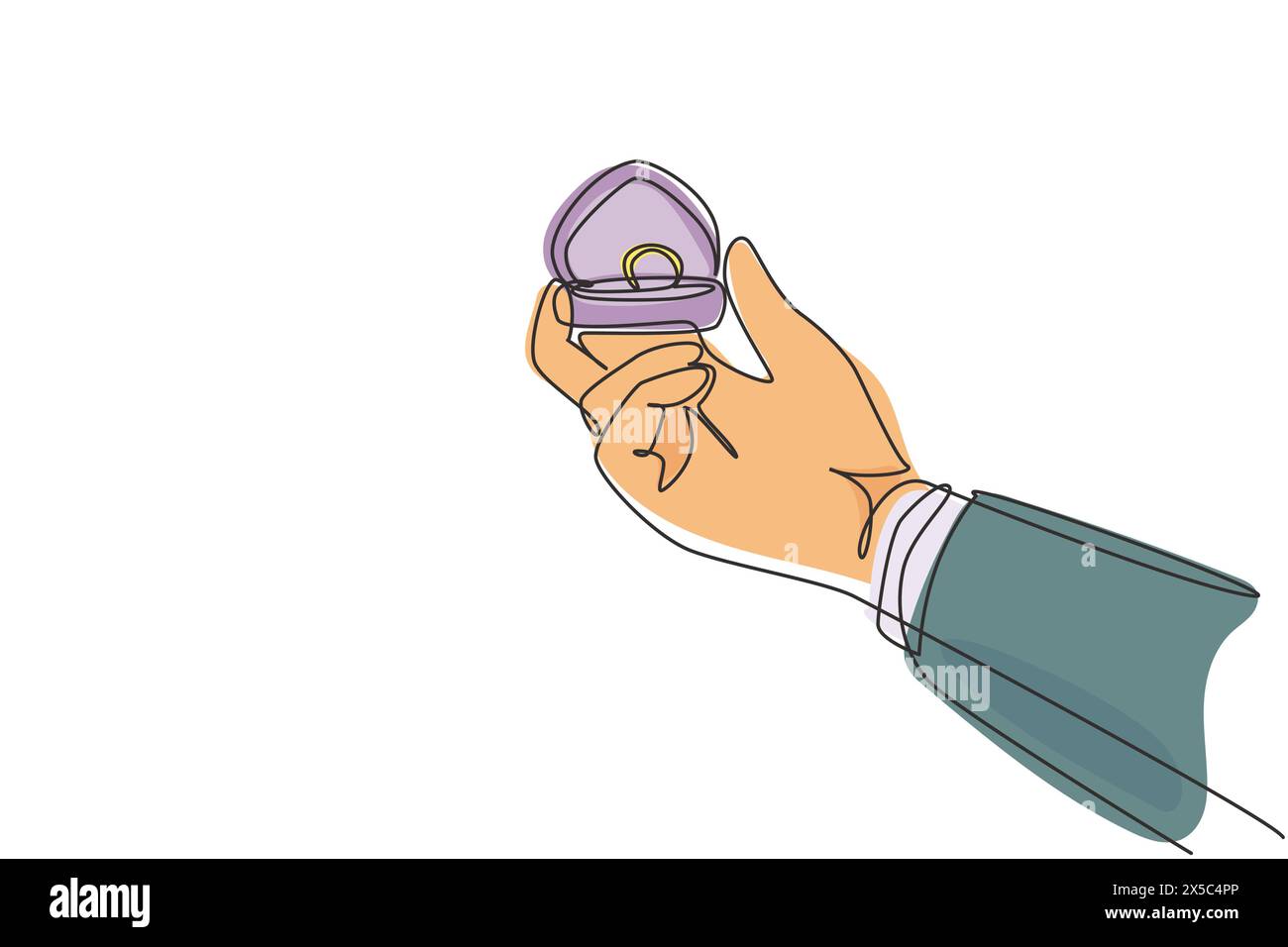 Married holding hand Stock Vector Images - Alamy