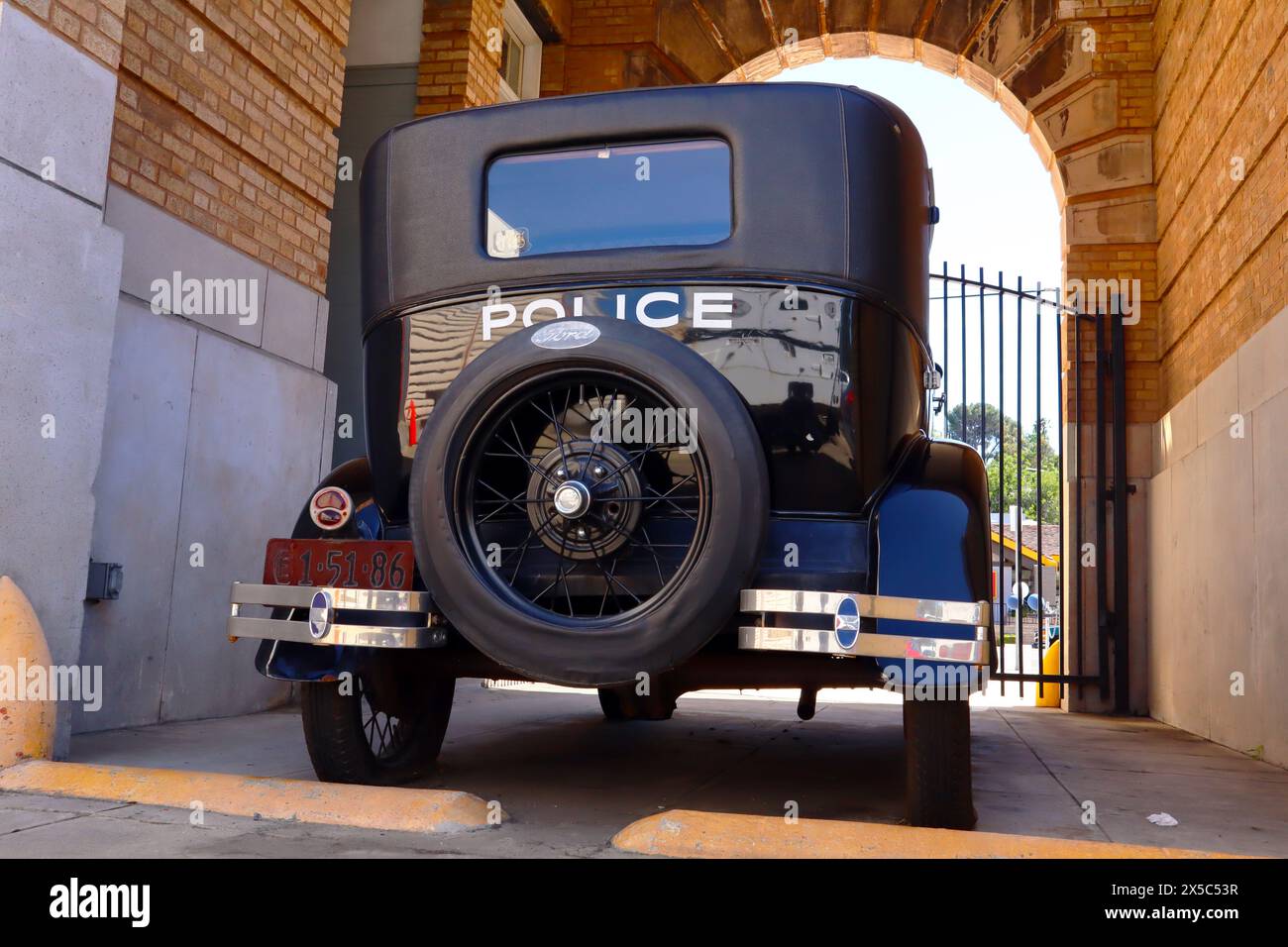 Exhibition of Police vehicles at the LAPD Los Angeles Police Museum ...