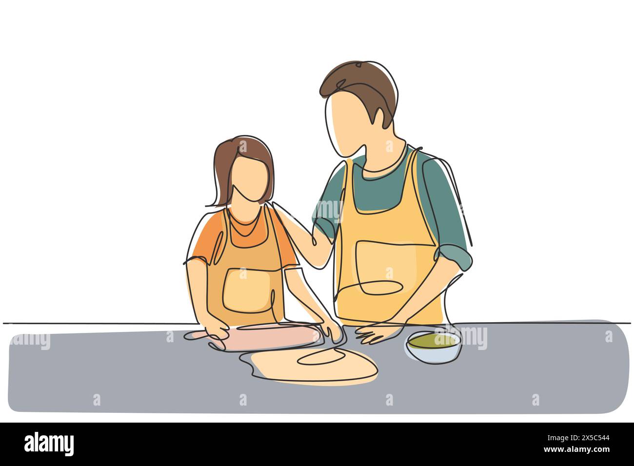 Father cook Stock Vector Images - Alamy