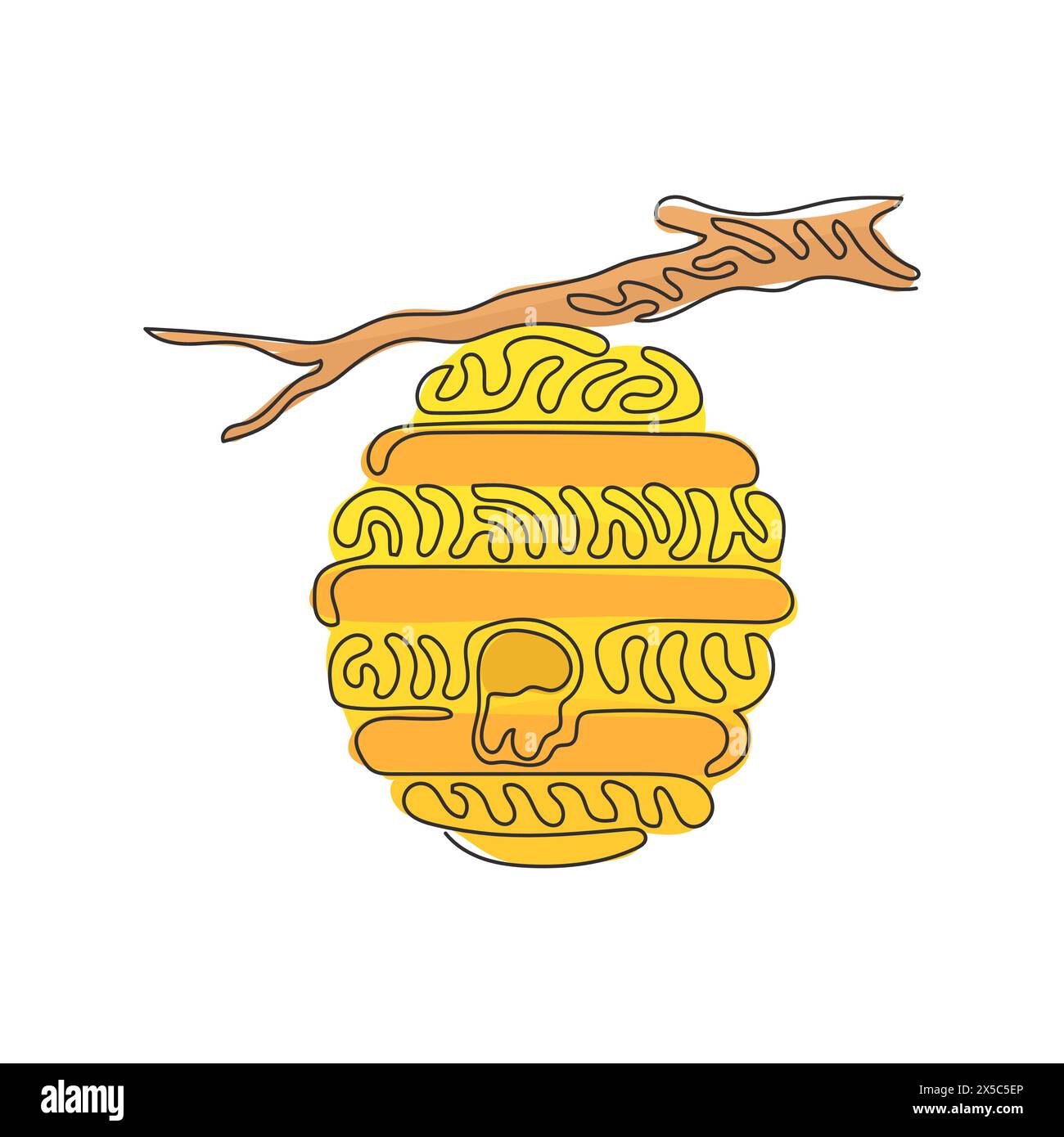 Beehive on street Stock Vector Images - Alamy