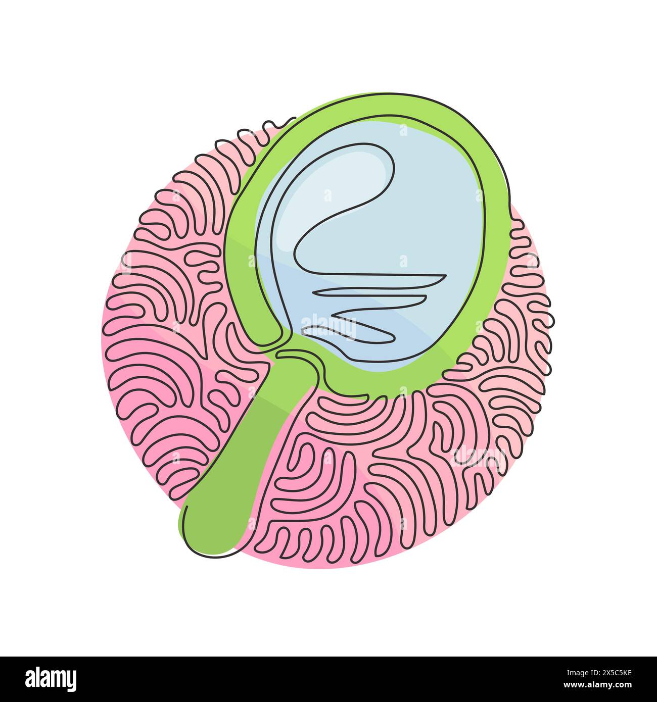 Handheld mirrors Stock Vector Images - Alamy