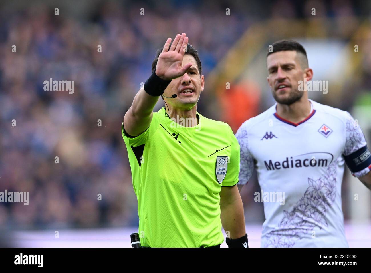 Alil Umut Meler (Referee) during the UEFA Europa Conference League ...