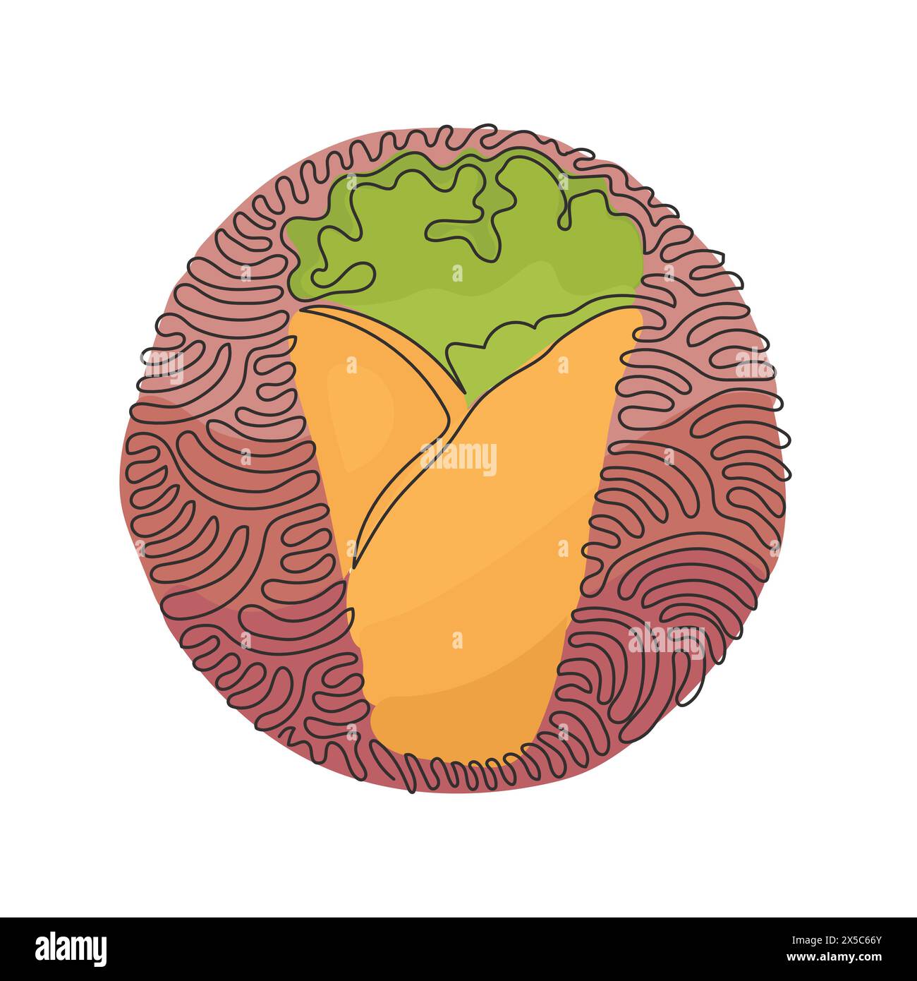 Shawarma drawing hi-res stock photography and images - Alamy