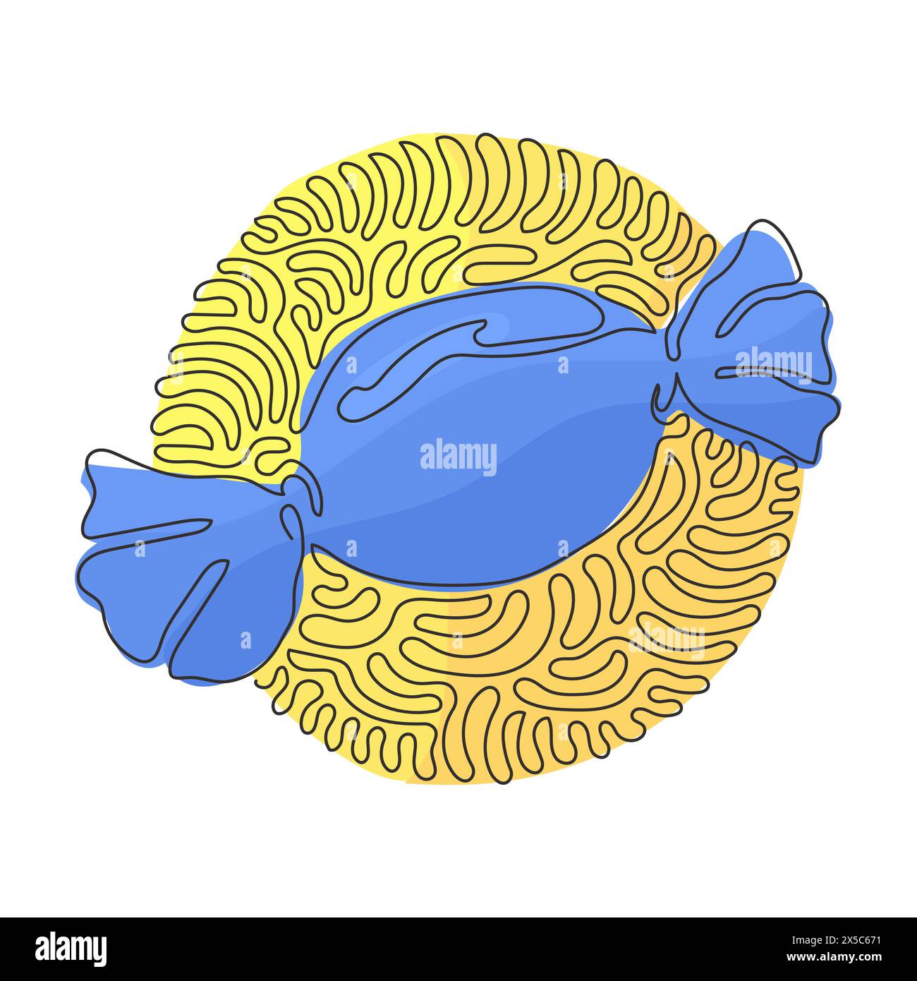 Sweet wrappers isolated Stock Vector Images - Alamy