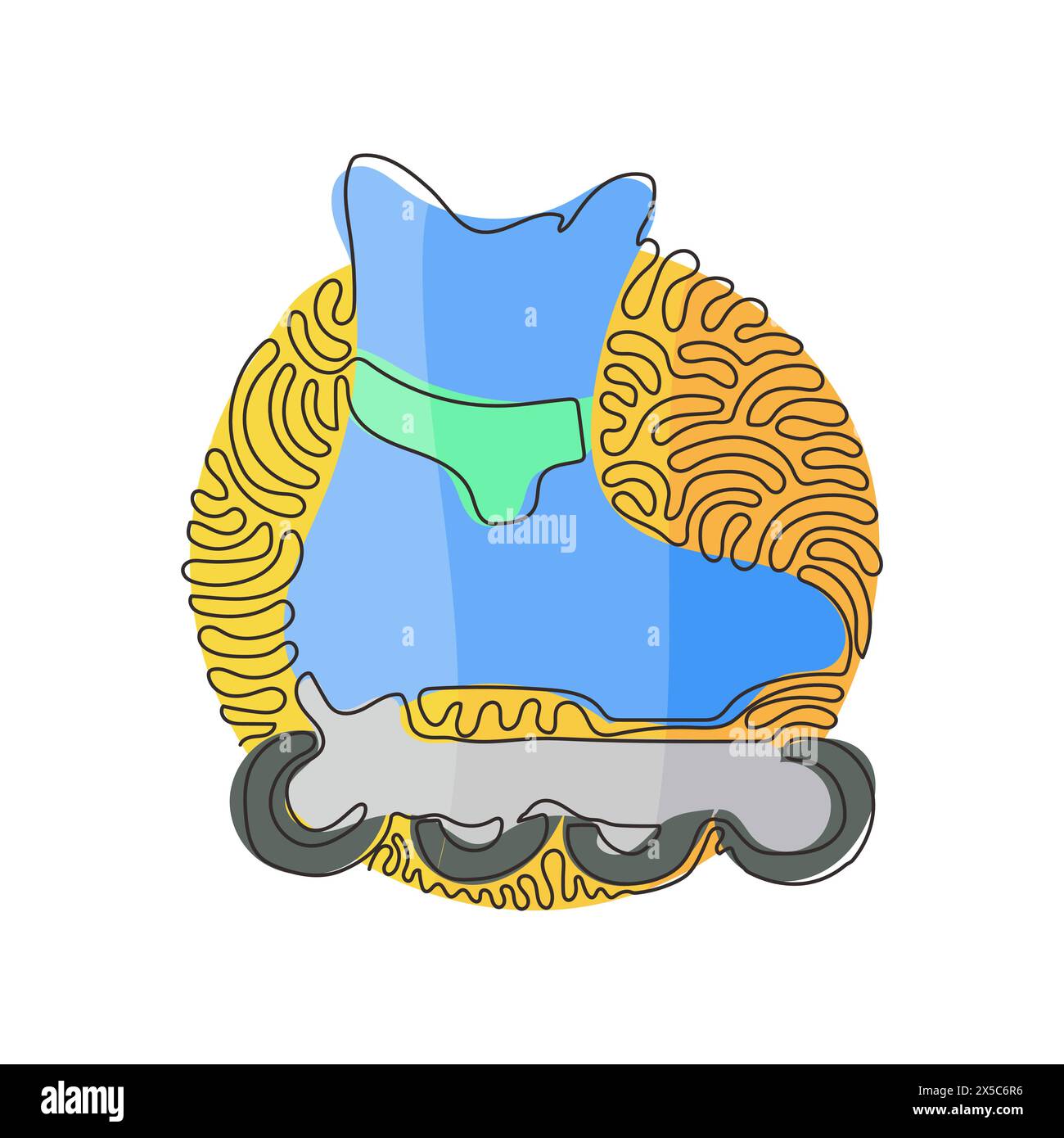 Black inline skates hi-res stock photography and images - Alamy