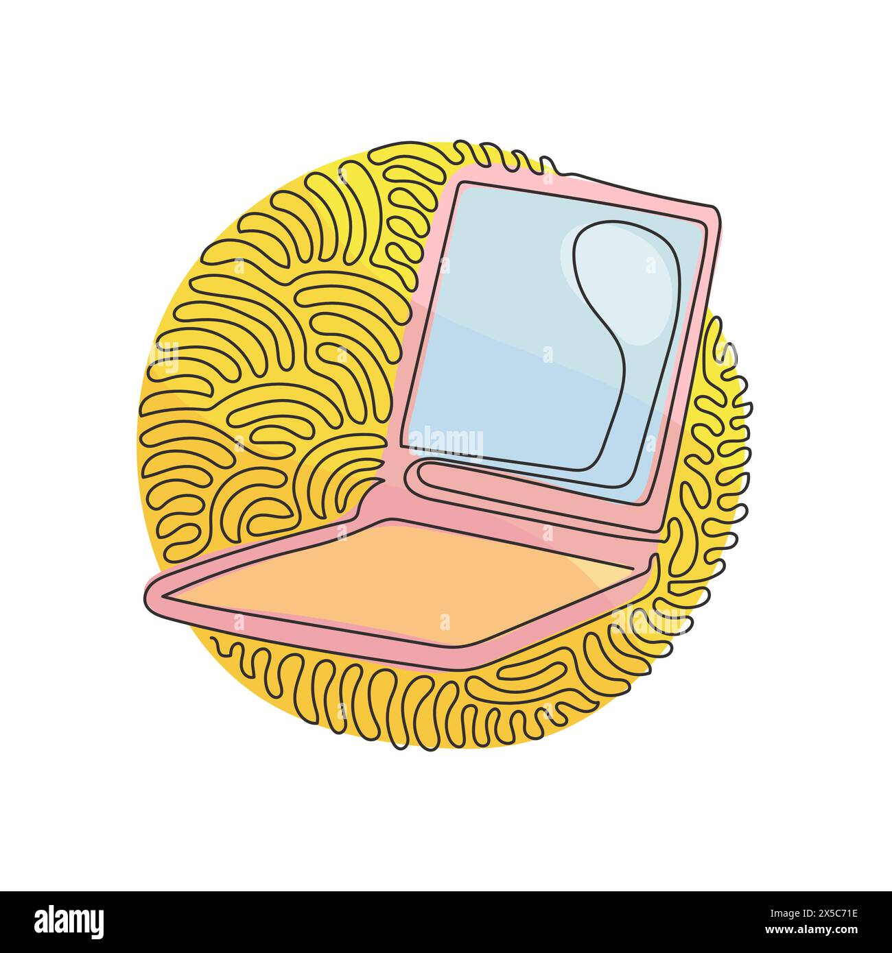 Woman hand holding makeup Stock Vector Images - Alamy